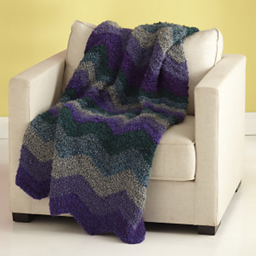 Ravelry: Easy Windy Ripple / Easy Fiery Ripple Afghan pattern by Lion ...
