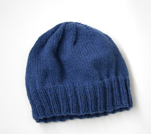 Ravelry: Adult's Simple Knit Hat #L20403 pattern by Lion Brand Yarn