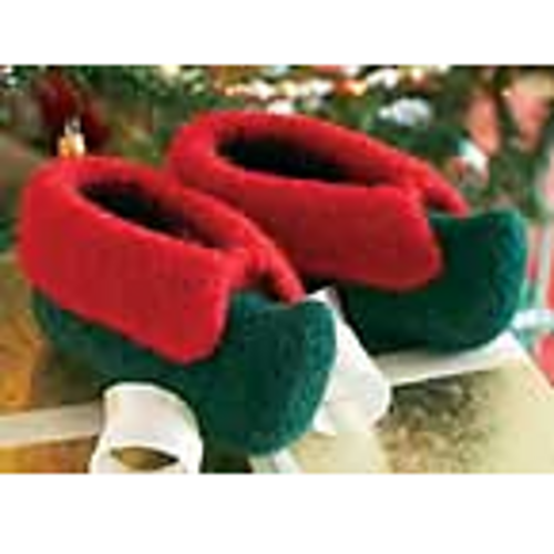 Ravelry: Kid's Elf Slippers pattern by Patons