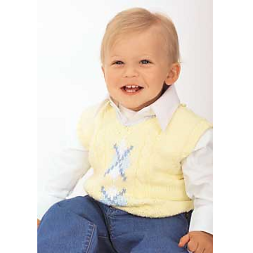 Ravelry: Argyle Vest pattern by Patons