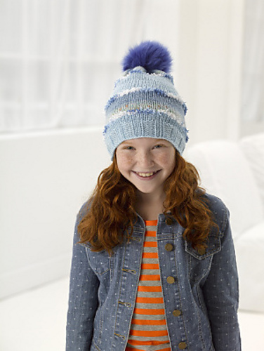 Ravelry: Jazzy Knit Hat pattern by Lion Brand Yarn