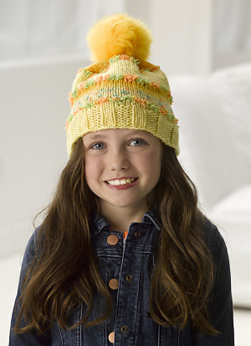 Ravelry: Jazzy Knit Hat pattern by Lion Brand Yarn