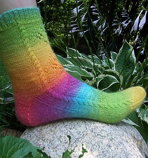 Ravelry: Garden Stroll Socks pattern by Mara Jessup
