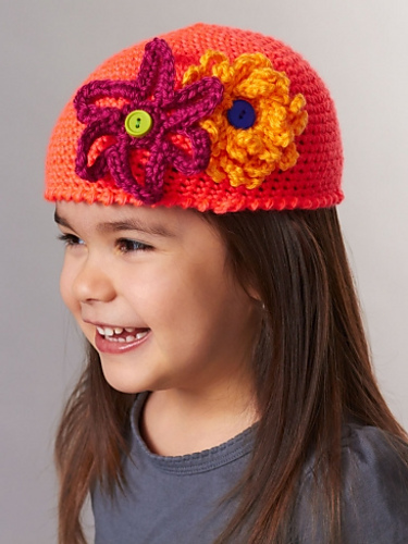 Ravelry: Flower Hat pattern by Caron Design Team