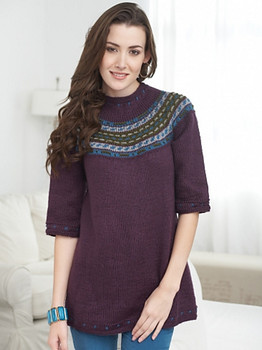 Ravelry: Icelandic Update Sweater pattern by Caron Design Team