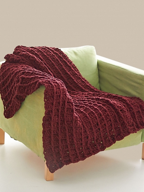 Ravelry: Bricks Blanket pattern by Bernat Design Studio