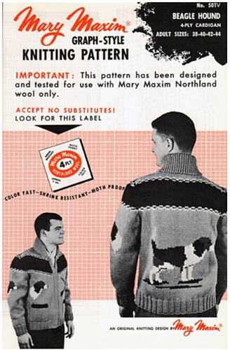 Ravelry: Beagle Hound Cardigan pattern by Mary Maxim
