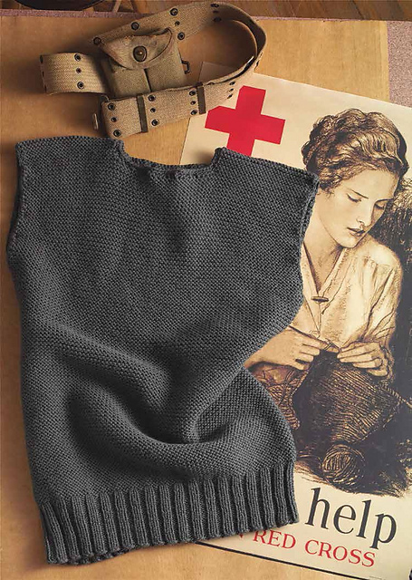 Ravelry: All-of-a-Kind Family Red Cross Sleeveless Sweater pattern by ...