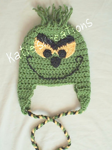 Ravelry: Dr. Seuss Grinch inspired hat pattern by Katie's Kreations