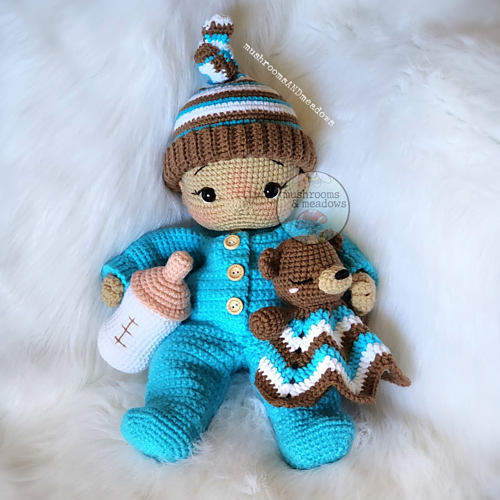 Ravelry: Sleeper Set (for the Bundle Babies) pattern by Megan Stoaks