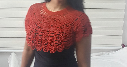 Ravelry: Capey cape pattern by Meera radhakrishnan