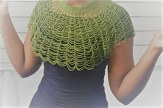 Ravelry: Capey cape pattern by Meera radhakrishnan