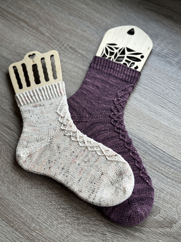 Ravelry: Prismatic Reflection Socks pattern by Michele Frazzetta