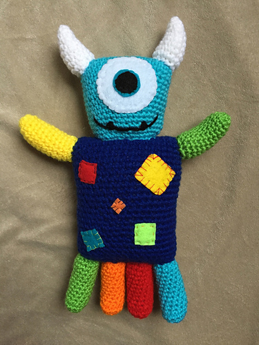 Ravelry: Patchwork Monster pattern by It's So Crochet