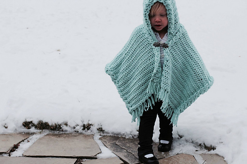 Ravelry: Nordic Winter Crochet Cape pattern by Briana K Designs