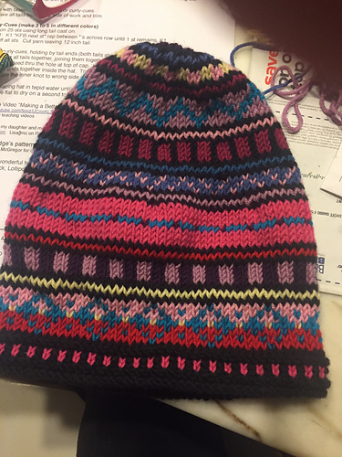 Ravelry: Native Language Hat pattern by Lisa McFetridge