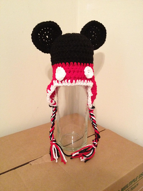 Ravelry: Mickey Mouse Hat pattern by Maddening Mommy