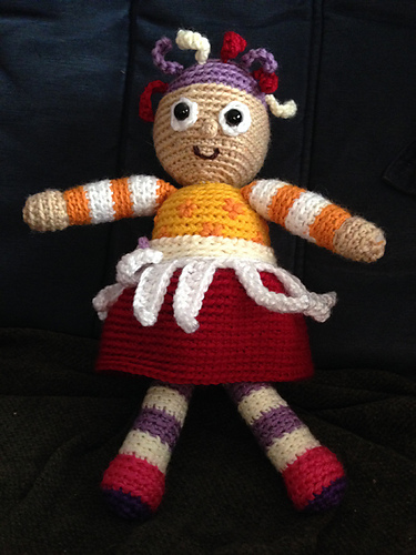 Ravelry: Upsy Daisy, inspired by The Night Garden pattern by Melanie Loy