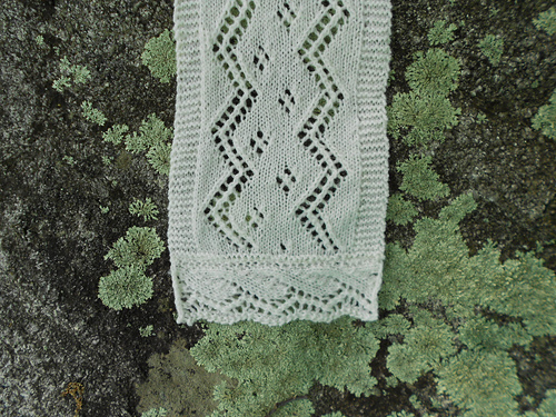 Ravelry: Winding Ribbons Lace Scarf pattern by Melody Hadley