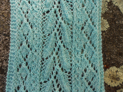 Ravelry: Mint Leaf Lace Scarf pattern by Melody Hadley