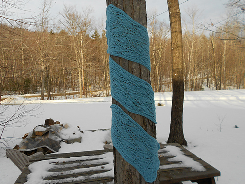 Ravelry: Airy Leaves Lace Scarf pattern by Melody Hadley