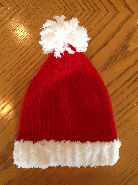 Ravelry: Baby/Toddler Santa Hat pattern by Melissa Kemmerer