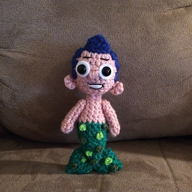 Ravelry: Gil the Mermaid Bubble Guppies pattern by Melissa Pembrook