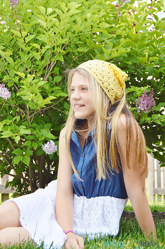 Ravelry: Yellow Bandana Headband pattern by Stacey Williams