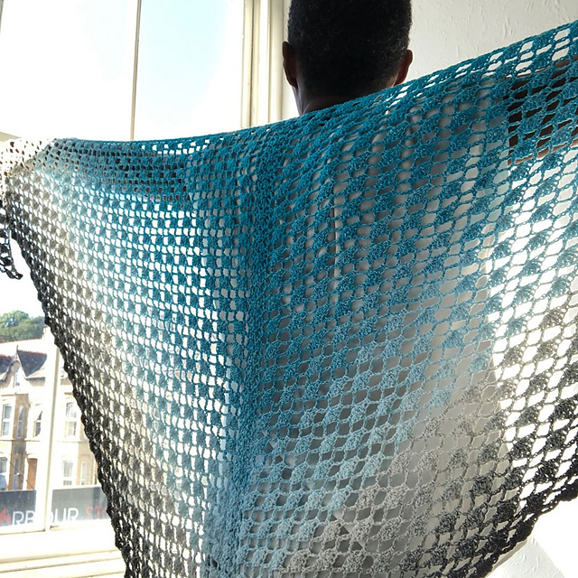 Ravelry: Two M's Shawl pattern by Bernadine Graham