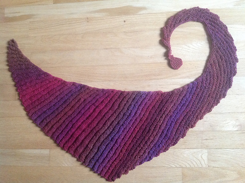 Ravelry: Scalloped Riblet Shawl pattern by Merrilee Ericson