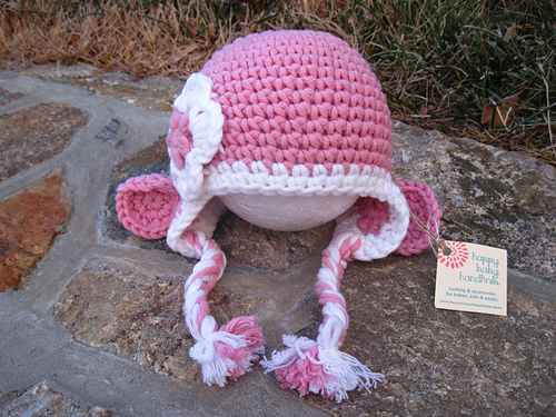 Ravelry: Bulky Monkey Earflap Beanie pattern by Elizabeth Alan