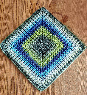 Ravelry: Feather Stitch Square Motif pattern by Merri Purdy