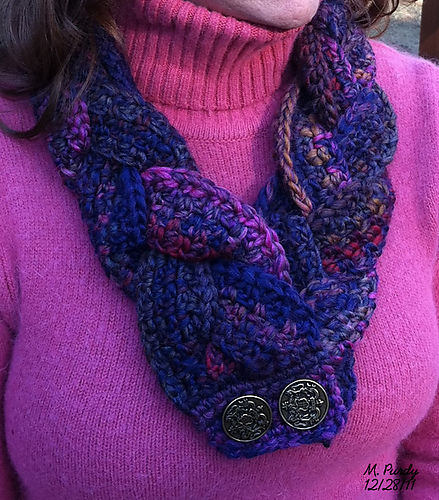 Ravelry: Braided Cowl pattern by Merri Purdy - Purdy Sweet Crochet