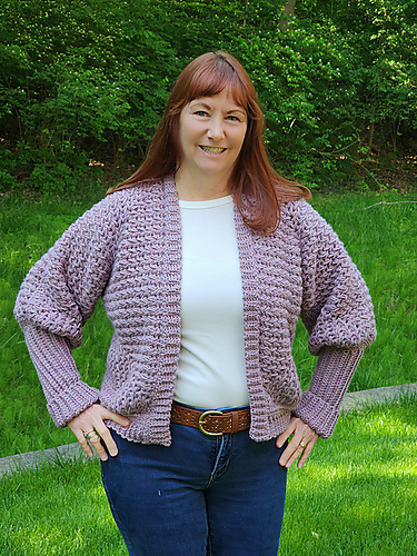 Ravelry: Feather Stitch Hexi Cardi pattern by Merri Purdy - Purdy Sweet ...