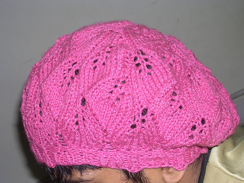 Ravelry: Leafy Rosette Beret pattern by Amy Jansen