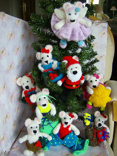 Ravelry: It's Very Bear-ley Christmas Time!- Tree Trims/Toys pattern by ...