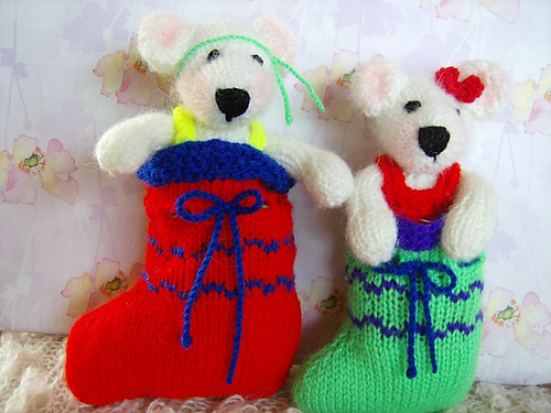 Ravelry: It's Very Bear-ley Christmas Time!- Tree Trims/Toys pattern by ...