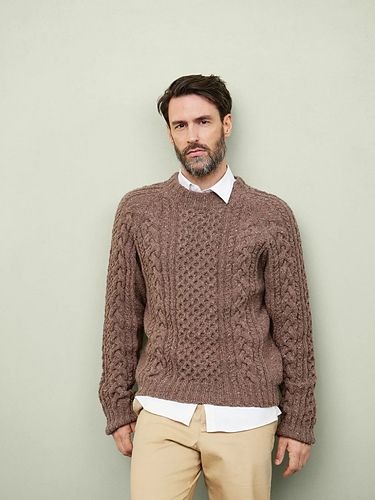 Ravelry: No. 3 Wilbur Sweater Men pattern by Sandnes Design