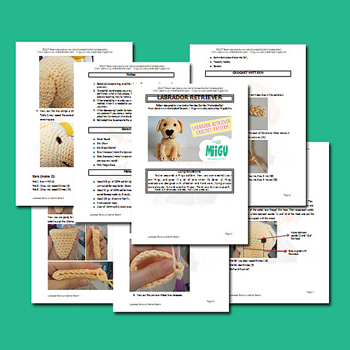 Ravelry: Labrador Retriever Dog pattern by Ana Amélia (Miahandcrafter)