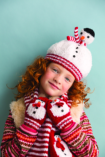 Ravelry: #29 Snowman Mittens pattern by Amy Bahrt