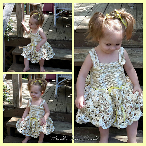 Ravelry: Amelia Toddler Sundress pattern by Sweet Potato Crochet Creations