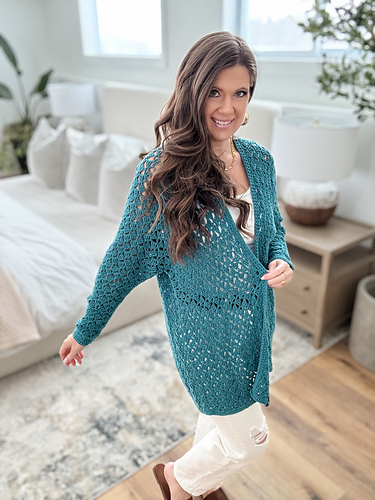 Ravelry: Lacy Spring Cardigan pattern by MJ's Off The Hook Designs