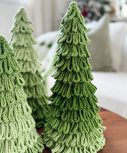 Ravelry: Loopy Ombre Trees pattern by MJ's Off The Hook Designs