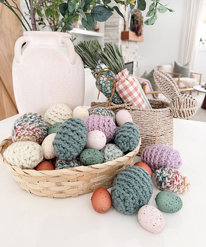 Ravelry: Rustic Farmhouse Easter Egg pattern by MJ's Off The Hook Designs