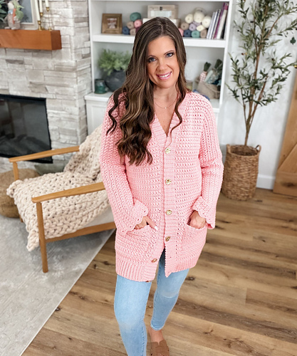 Ravelry: Timeless Star Stitch Cardigan pattern by MJ's Off The Hook Designs