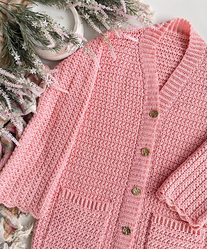 Ravelry: Timeless Star Stitch Cardigan pattern by MJ's Off The Hook Designs