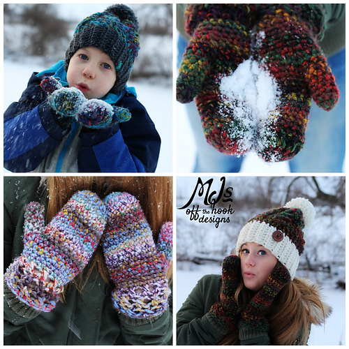 Ravelry: Bulky & Quick Cross Stitch Mittens pattern by MJ's Off The ...