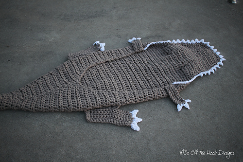 Ravelry: Bulky & Quick T-Rex Blanket pattern by MJ's Off The Hook Designs
