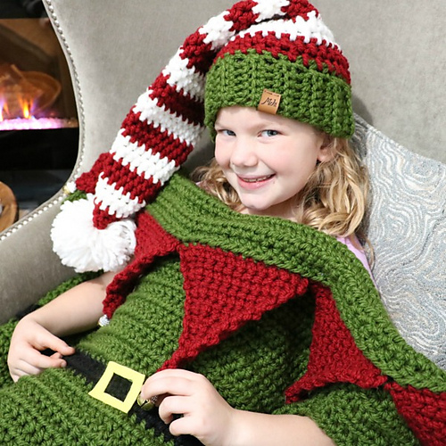 Ravelry: Bulky & Quick Elf Hat pattern by MJ's Off The Hook Designs