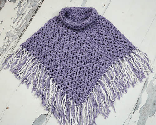 Ravelry: Bulky & Quick Lace Fringe Poncho pattern by MJ's Off The Hook ...